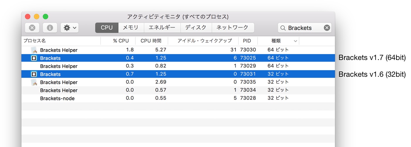 Adobe、オープンソースのWeb統合エディタ「Brackets」をv1.7へアップデートし、Mac版が64bit化。 | AAPL Ch.
