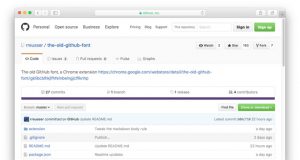 GitHub、Webサイトのフォントを変更。font-familyに”-apple-system”などを追加。 | AAPL Ch.