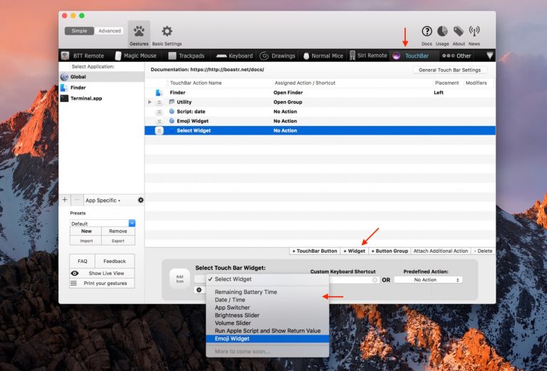 Macの入力支援ツール「BetterTouchTool」がv2.01へアップデートし、Touch Barウィジェットをサポート。 | AAPL Ch.