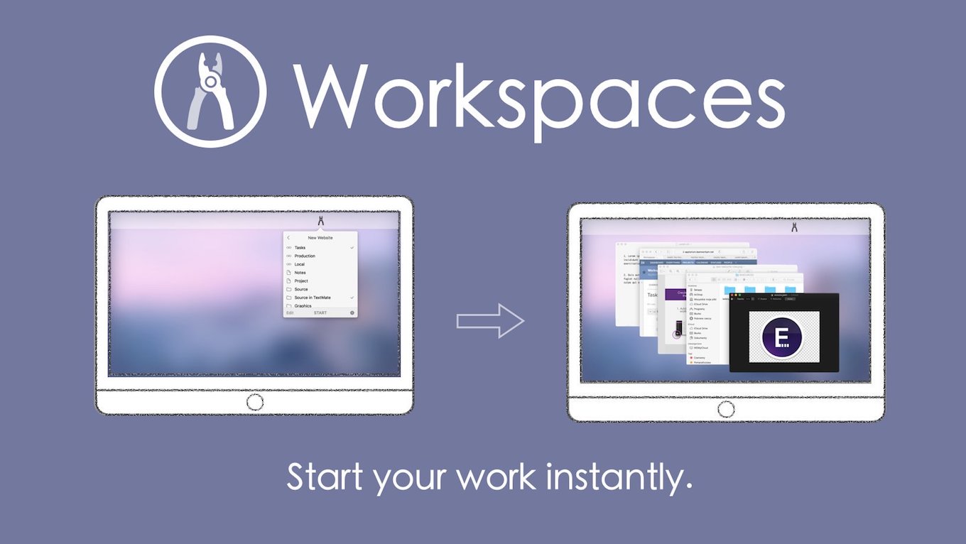 プロジェクトに必要なリソースをまとめて管理し、必要な時に作業環境を再現してくれるMac用アプリ「Workspaces」がリリース ...