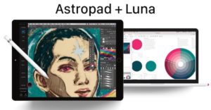Astro HQ、iPadを液タブ化できるアプリ「Astropad」とiPadをセカンドディスプレイとして利用できる「Luna Display」を組み合わせたデモ動画を公開。 | AAPL Ch.