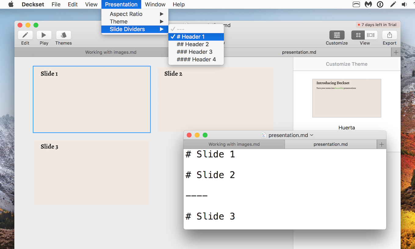 Markdown記法でプレゼンテーション用スライドが作成できるMac用アプリ「Deckset」がv2.0へアップデートし、MacAppStoreから撤退。 | AAPL Ch.
