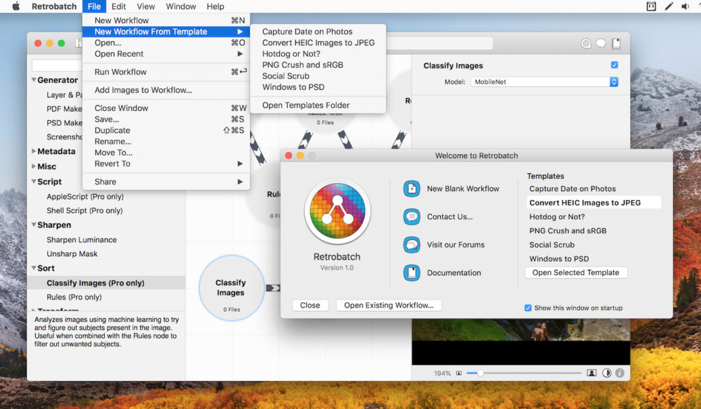 HEICをサポートしカラーの調整やメタデータの編集、トリミングなど写真のバッチ処理を行えるMac用アプリ「Retrobatch v1.0」がリリース。 | AAPL Ch.