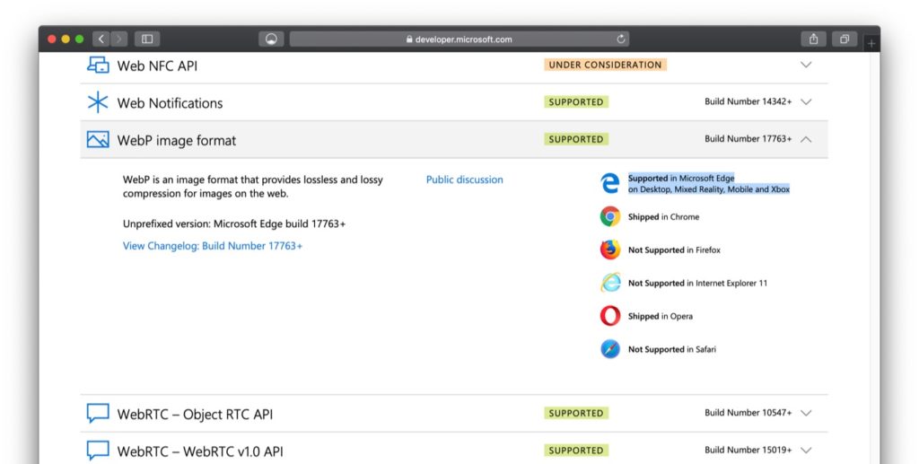 Microsoft EdgeがGoogleが開発した画像フォーマット「WebP」をサポート。Firefoxもサポートする方向へ。 | AAPL Ch.