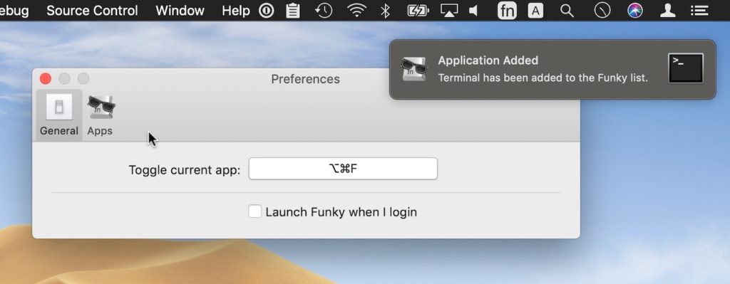 ボリュームや輝度をコントロールするMacのメディアキーをターミナルやXcodeなど特定のアプリ利用時のみFnキーにしてくれるユーティリティ ...