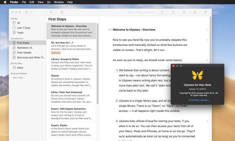 Ghostブログへの書き出しやiPadでのSplitViewエディタ、MathematicaやVimscriptのハイライトに対応したエディタアプリ「Ulysses v16 for Mac ...