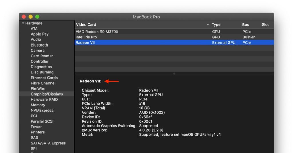 macOS 10.14.5 Mojaveでは第2世代VegaアーキテクチャのGPU「Radeon VII」グラフィックが利用可能になり ...