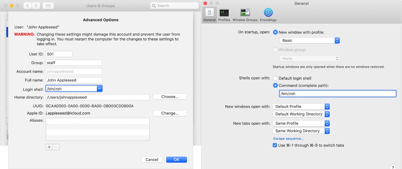 macOS 10.15 Catalinaではbashに代わりzshがデフォルトシェルに。 | AAPL Ch.