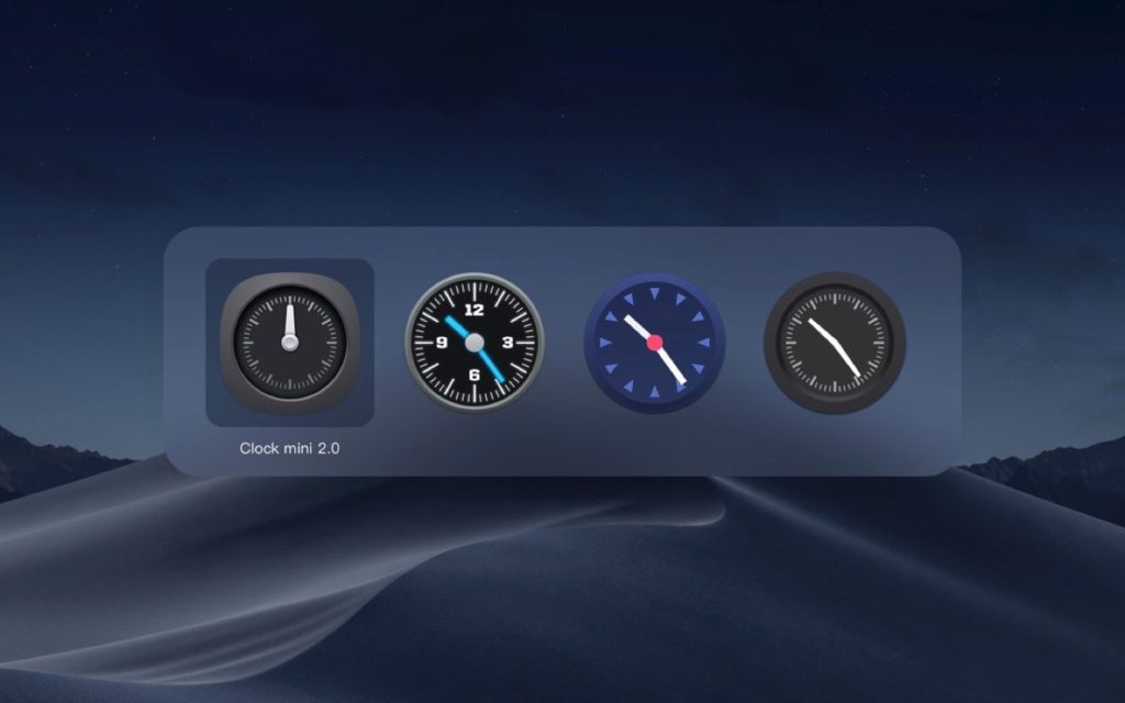 DockやAppスイッチャーに小さい時計を表示してくれる「Clock mini」がv2.0へアップデートしデザインを刷新。 | AAPL Ch.