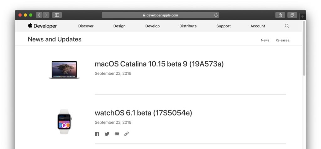 Apple、開発者向けに「macOS Catalina 10.15 beta 9 Build 19A573a」などを公開。 | AAPL Ch.