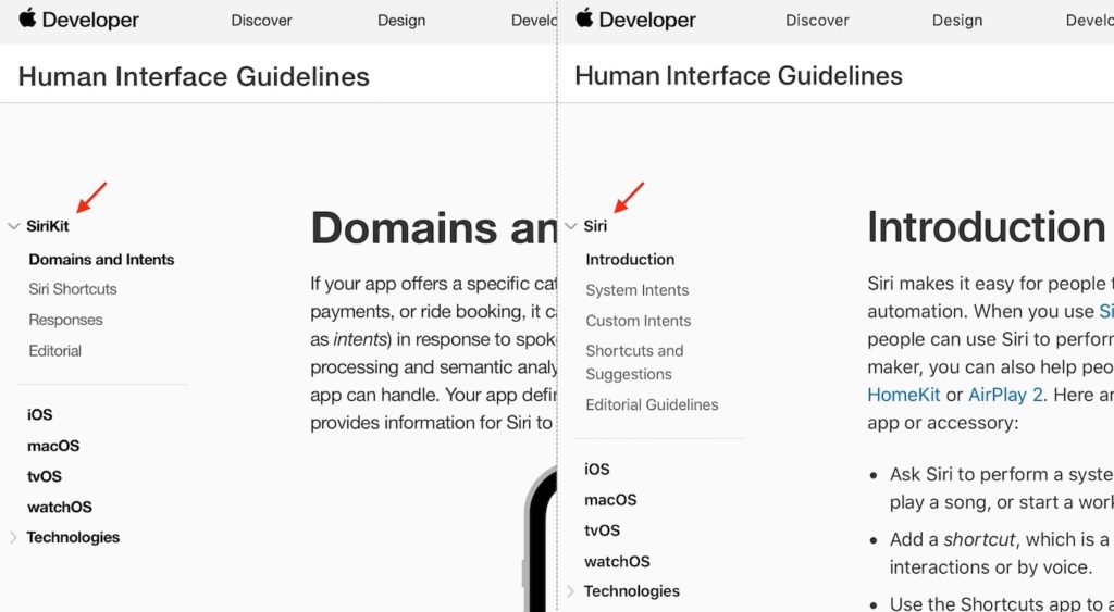 Apple、iOS開発者＆デザイナー向けガイドライン「Human Interface Guidelines」のSiriKitをSiri ...