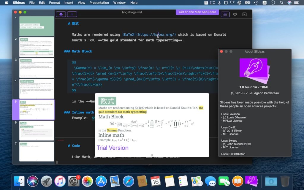 Markdownでプレゼンテーション用スライドが作成できるMacアプリ「Slideas」がリリース。 | AAPL Ch.