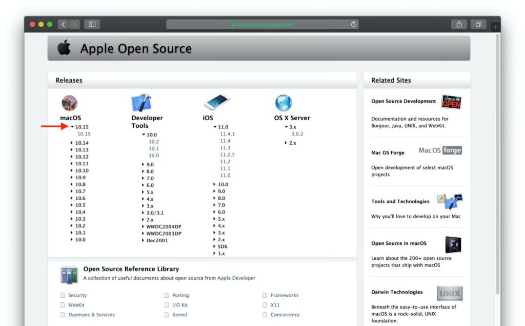 Apple、macOS 10.15 Catalinaに利用されているオープンソースコードの公開を開始。 | AAPL Ch.