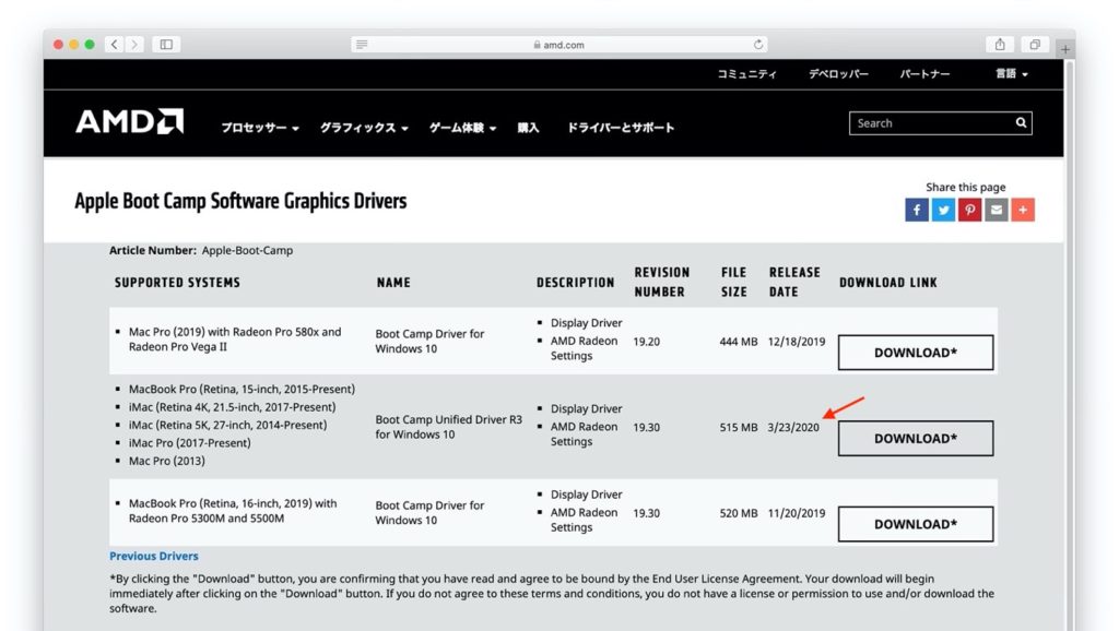 AMD、Intel MacでBoot Campを利用しているユーザー向けに「Boot Camp Unified Driver R6 for ...