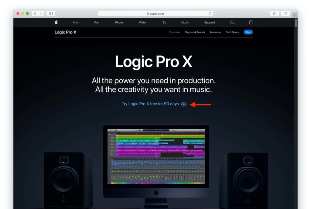 Apple、90日間無料で利用可能な「Logic Pro X」のフリートライアル版を公開。 | AAPL Ch.