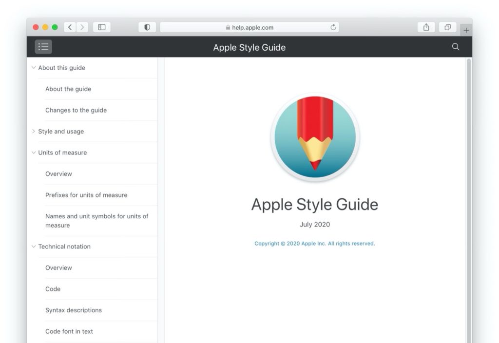 Apple、デザインガイドライン「Apple Style Guide (July 2020)」を公開。blacklist/whitelistや ...