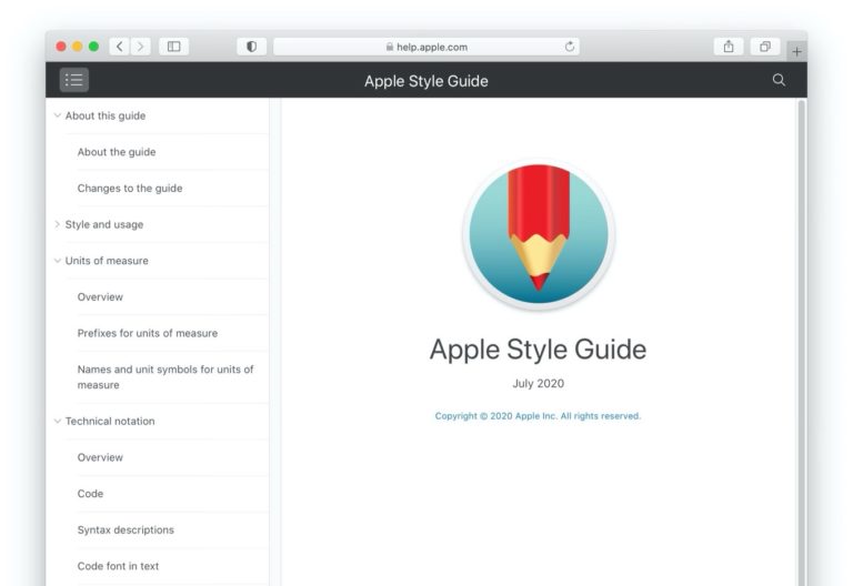 Apple、デザインガイドライン「Apple Style Guide (July 2020)」を公開。blacklist/whitelistや ...