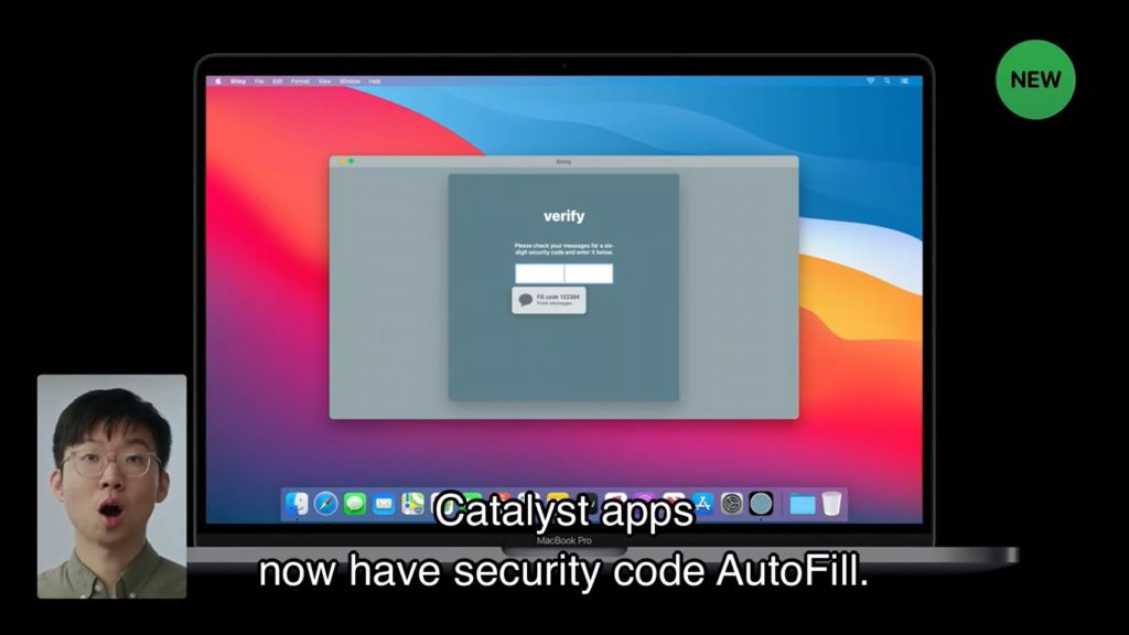 macOS 11 Big SurではCatalystアプリで「Security Code AutoFill」を、1Passwordなどのパスワード管理アプリでネイティブ「Password ...
