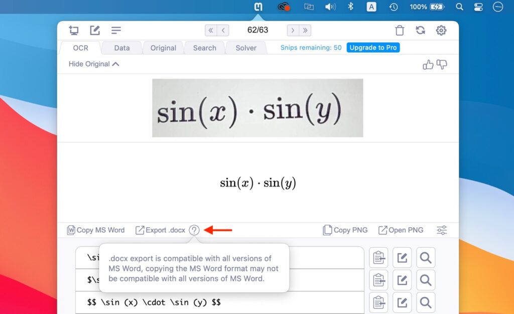 写真やスクリーンショット内にある数式をLaTeX形式に変換してくれる「Mathpix Snip for Mac 3.0」がApple ...