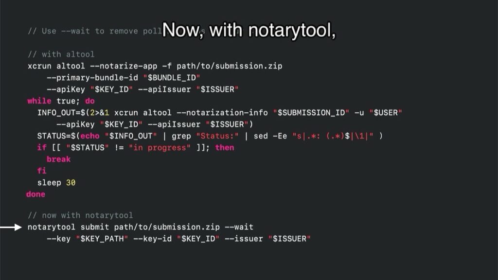 Apple、App Store外で公開するMacアプリのマルウェアチェックを行う公証サービスをより速くシンプルに行える「notarytool」コマンドを提供。