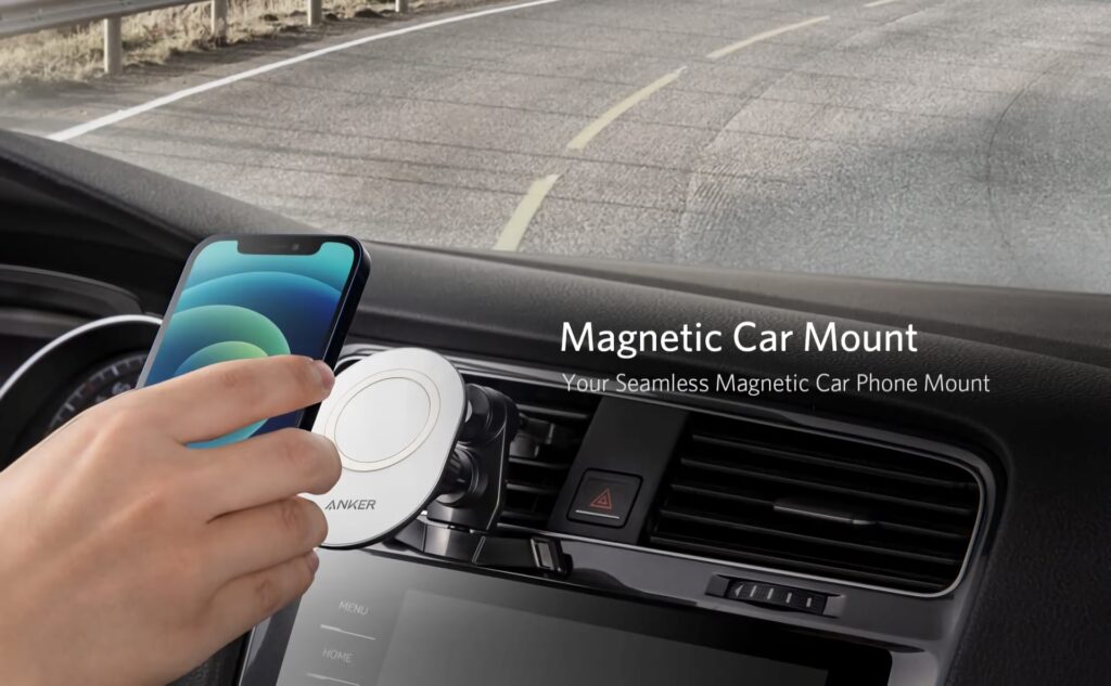米Anker、MagSafe for iPhoneのマグネットを利用して接続できるカーマウント「Anker Magnetic Car ...