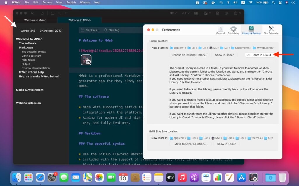 Apple SiliconをネイティブサポートしCommonMark標準とGFM対応の新エディタを搭載したMarkdownエディタ「MWeb v4.0 for macOS/iOS」がリリース。