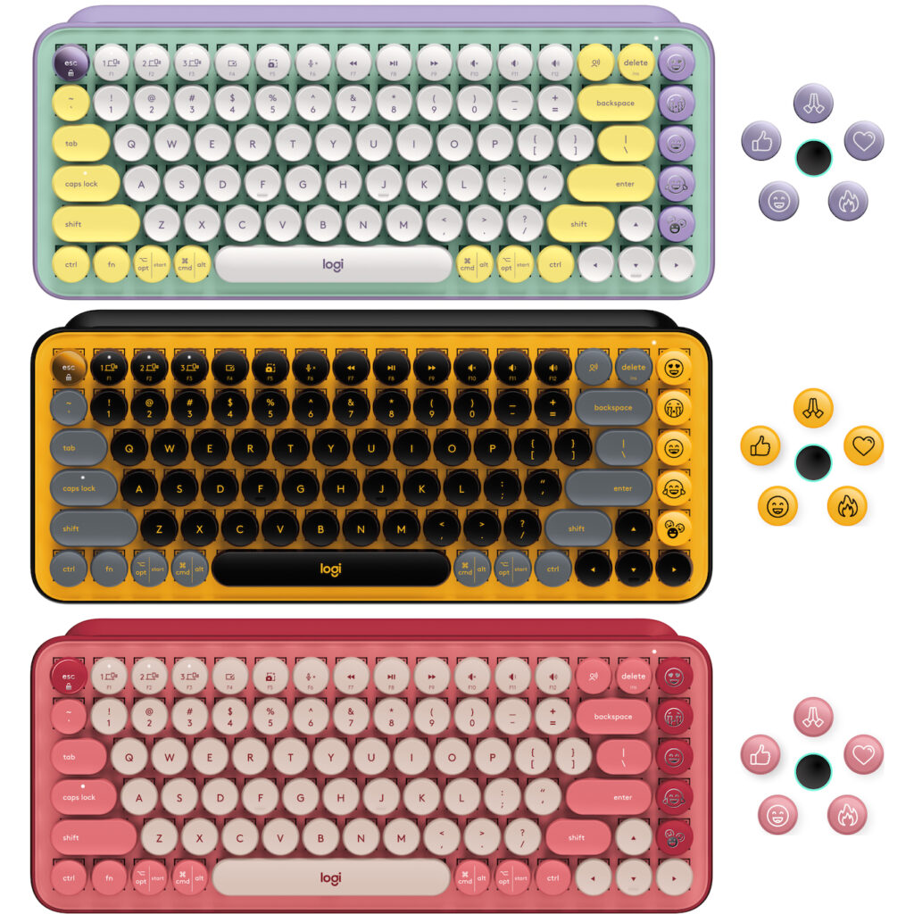 Logitech、カスタマイズ可能な絵文字キー搭載のメカニカルキーボード「Logi POP Keys」をサポートした「Logi Options ...