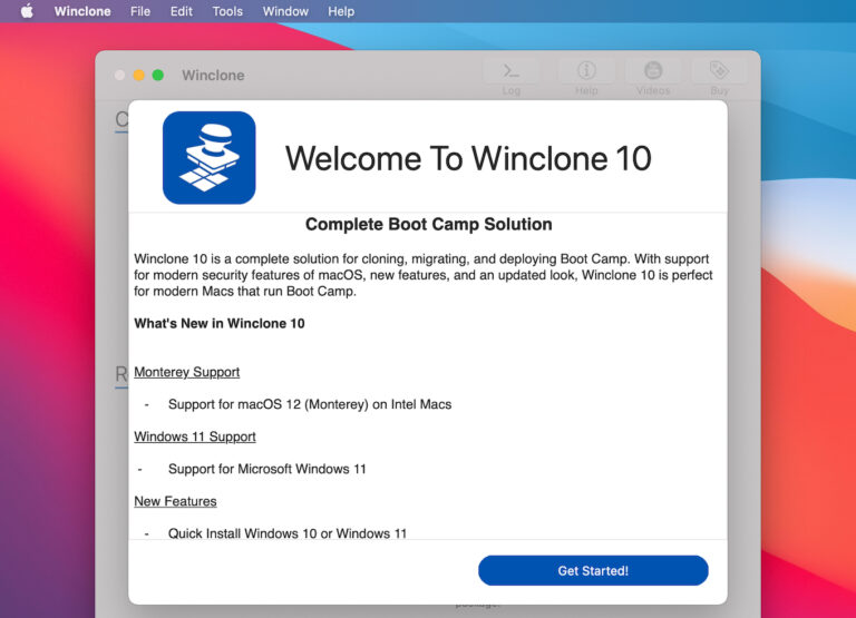 Windows 11とmacOS 12 MontereyをサポートしたBoot Camp用バックアップツール「Winclone 10」がリリース。