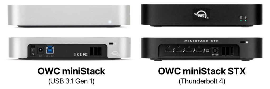 OWC、Mac miniのデザインにマッチし3.5/2.5インチHDD/SSDとNVMe M.2 SSDを搭載できるThunderbolt 4 ...