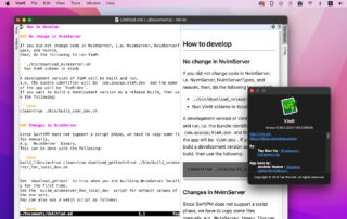 NeovimをmacOS用にGUI化した「VimR」エディタがIntelとApple Siliconに対応したUniversal Binaryに。