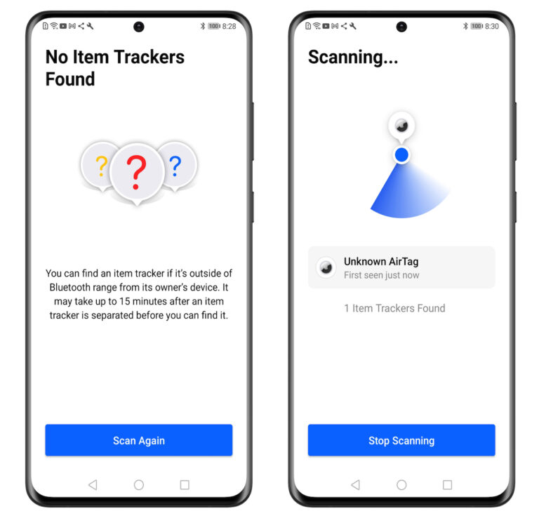 Apple、ユーザーの周辺にあるAirTagやFind My対応トラッカーをAndroidデバイスで検出＆サウンドを鳴らすことが出来る ...
