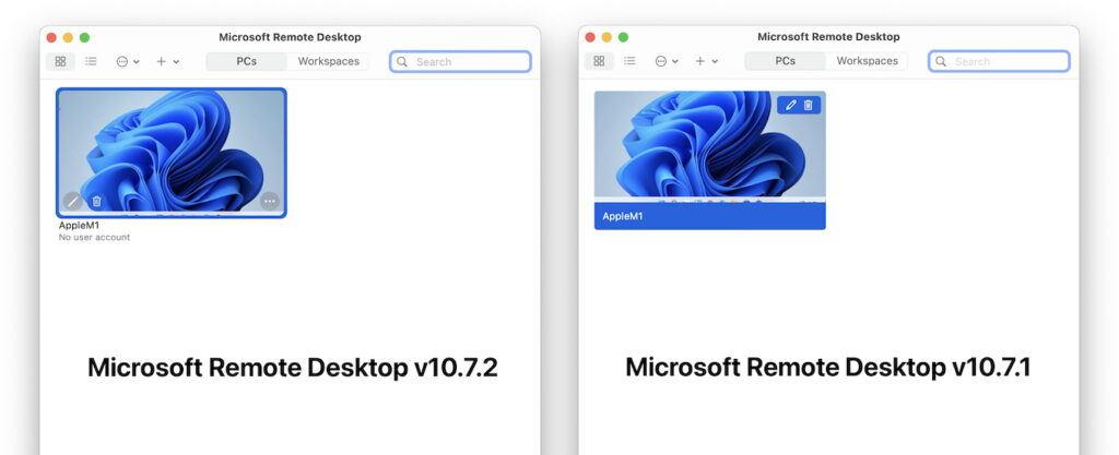 Microsoft Remote Desktop for MacがMacBook Proの「Touch Bar」をサポートし、Fnキーが表示されるように。