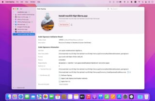 アプリやファイルの署名情報をチェックできるMacアプリ「Code Signing」がリリース。