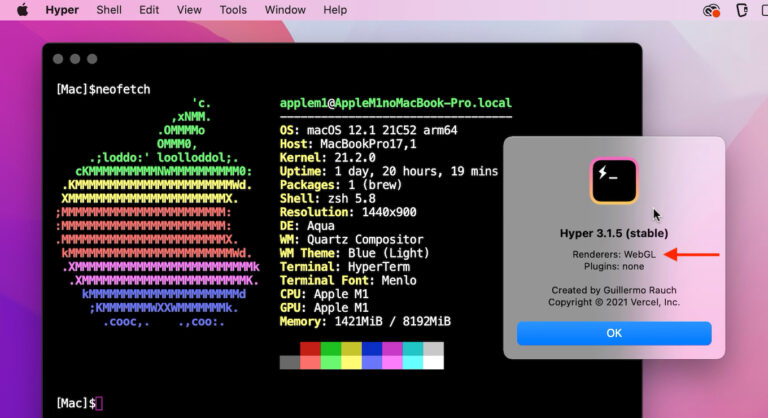 Vercel、WebGLレンダラーをデフォルトにしたターミナルエミュレータ「Hyper v3.1.5」をリリース。