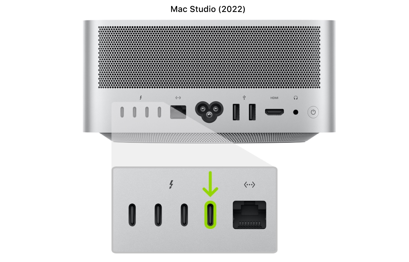 Apple Mac Studio 2022 DFU Thunderbolt 4 USB C 