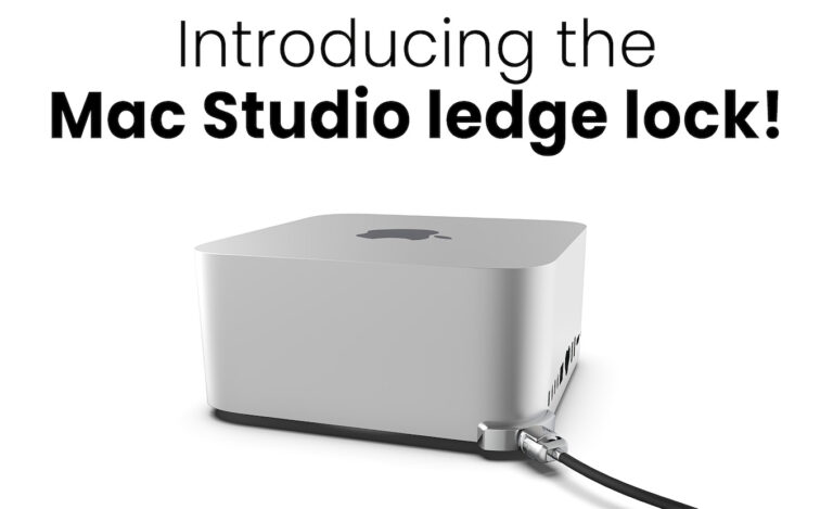 Compulocks、Mac Studio用のセキュリティロック「Mac Studio Security Lock - Ledge」を8月より発売。