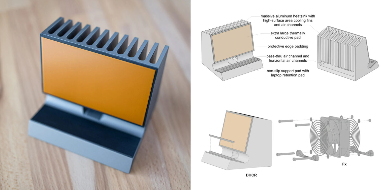 SVALT、大型のヒートシンクを搭載したMacBook Pro (2021)対応の冷却ドック「Cooling Dock DHC/DHR」を発売。