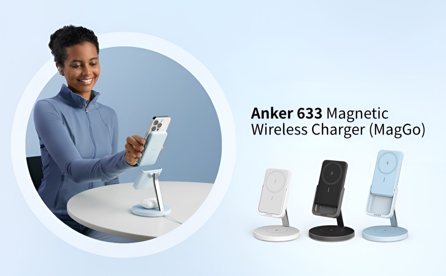 米Anker、デスクトップに散らばりがちなUSBケーブルなどにマグネットクリップを付けて整理できるケーブルホルダー「Anker ...