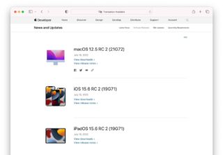 Apple、開発者向けに「macOS 12.5 Monterey RC 2 (21G72)」を公開。