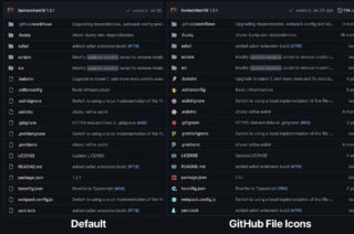 GitHubやGitLabのファイルアイコンをファイルタイプ別に変更してくれるブラウザ拡張「GitHub File Icons」のSafari ...