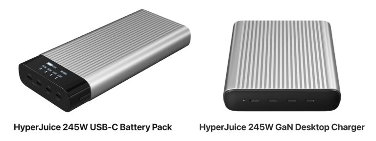最大合計出力245Wの4ポートUSB-Cモバイルバッテリーと急速充電「HyperJuice 245W USB-C Battery Pack ...