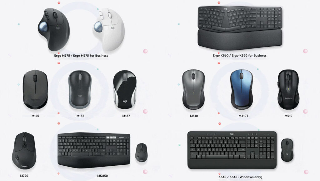 Logitech、古いM1xxマウスやErgo M575トラックボールマウスをサポートしたマウス＆キーボードユーティリティ「Logi ...