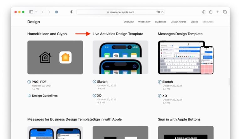 Apple、開発者やデザイナー向けにiPhone 14 ProのDynamic Islandを利用した「Live Activities」のSketch/Adobe XD用テンプレートを公開。