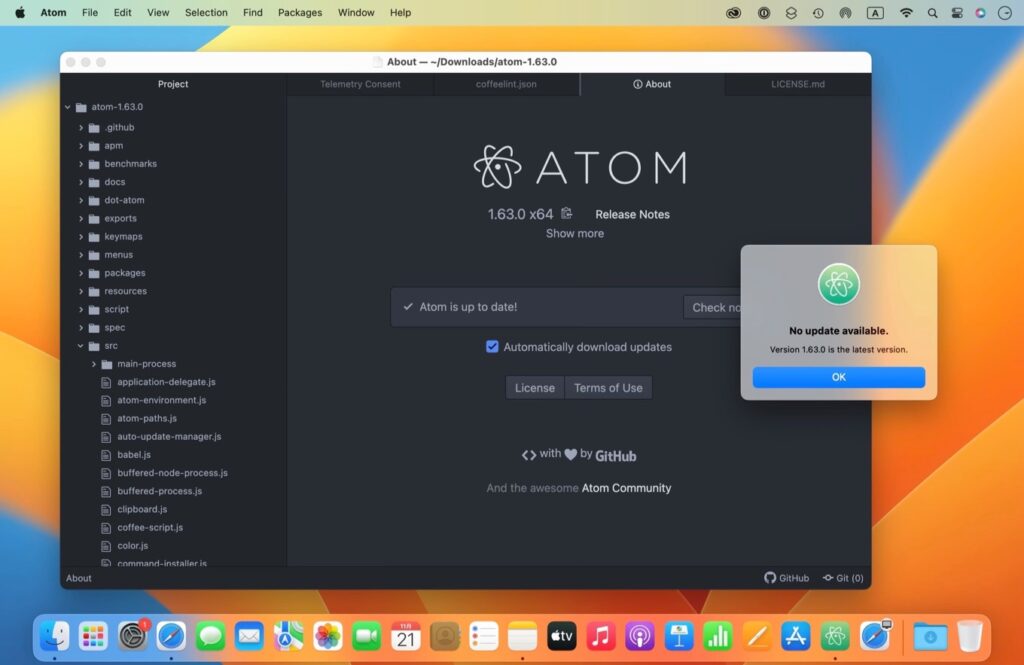 GitHub、2022年12月15日のアーカイブ化を前に最後のアップデートとなる「Atom v1.63.0」をリリース。