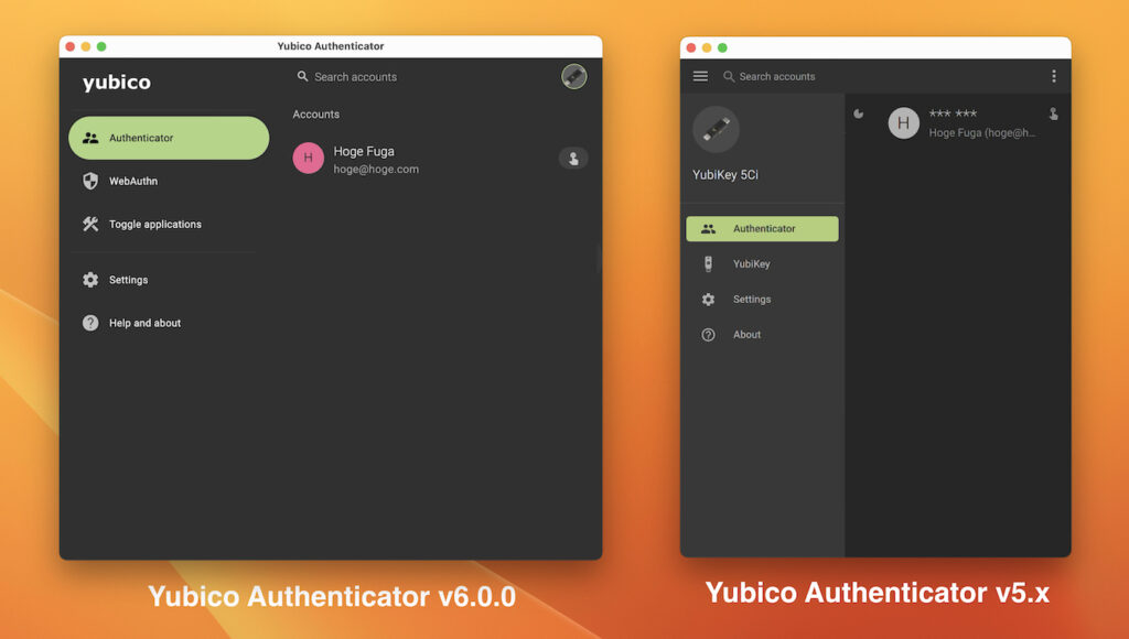 Yubico、FlutterでUIを刷新し、Apple Silicon MacをネイティブサポートしたセキュリティキーYubiKey用アプリ「Yubico Authenticator v6.0 ...