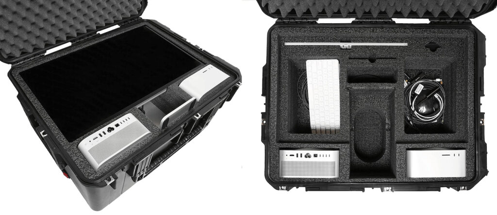 Mac miniやMac Studio内にゴミやホコリが入るのを防ぐ防塵フィルタを搭載し、冷却効果を高めることができるPMMA製スタンド ...