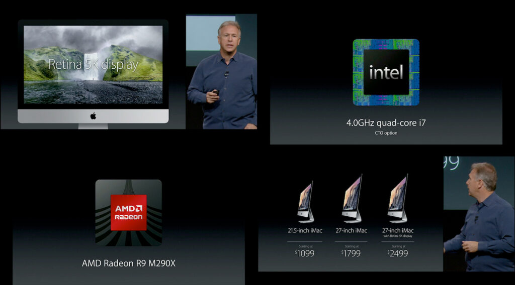 Apple、初めてRetina 5Kディスプレイを搭載したiMac (Retina 5K, 27インチ, Late 2014)や2013 ...