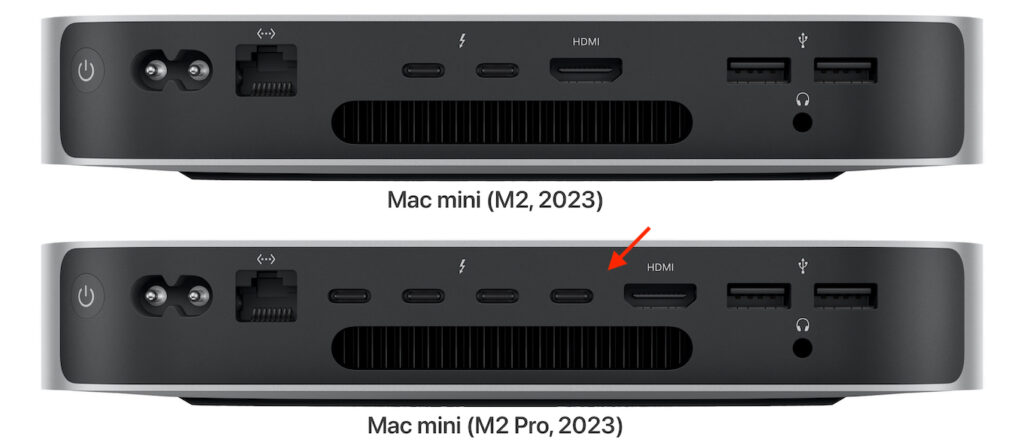 Apple、M2に加え4つのThunderbolt 4ポートを搭載し最大12コアCPU/19コアGPU、32GBメモリのM2 Proチップを選択可能な「Mac mini」を2月3日より発売。