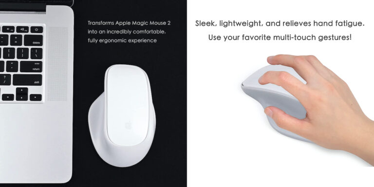 AppleのMagic Mouse 2をエルゴノミック風マウスにできる「MouseBase Ergonomic Base for Apple ...