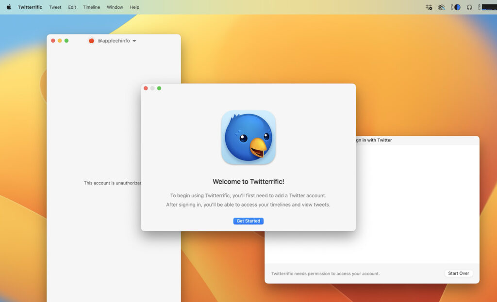 TwitterによりAPIが無効化されたとして、Twitterクライアント「Twitterrific for macOS」もMac App ...